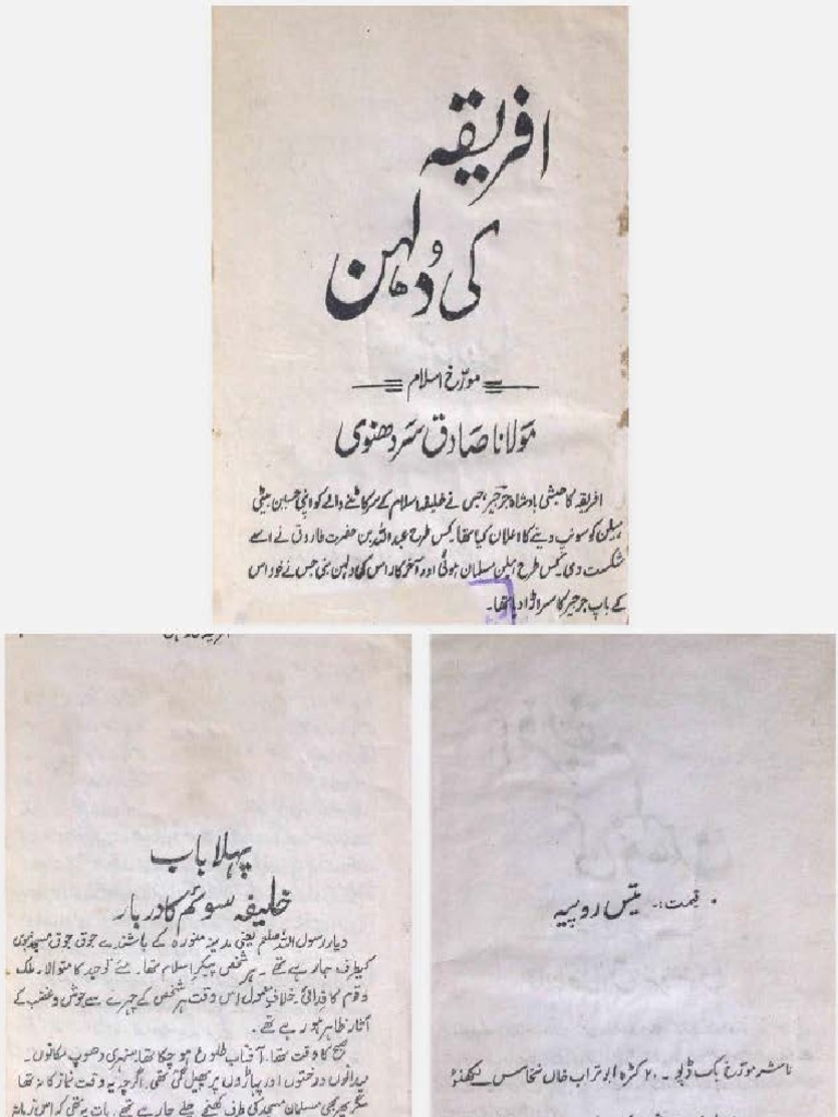 Africa Ki Dulhan Novel by Sadiq Hussain Siddiqui PDF | PDF