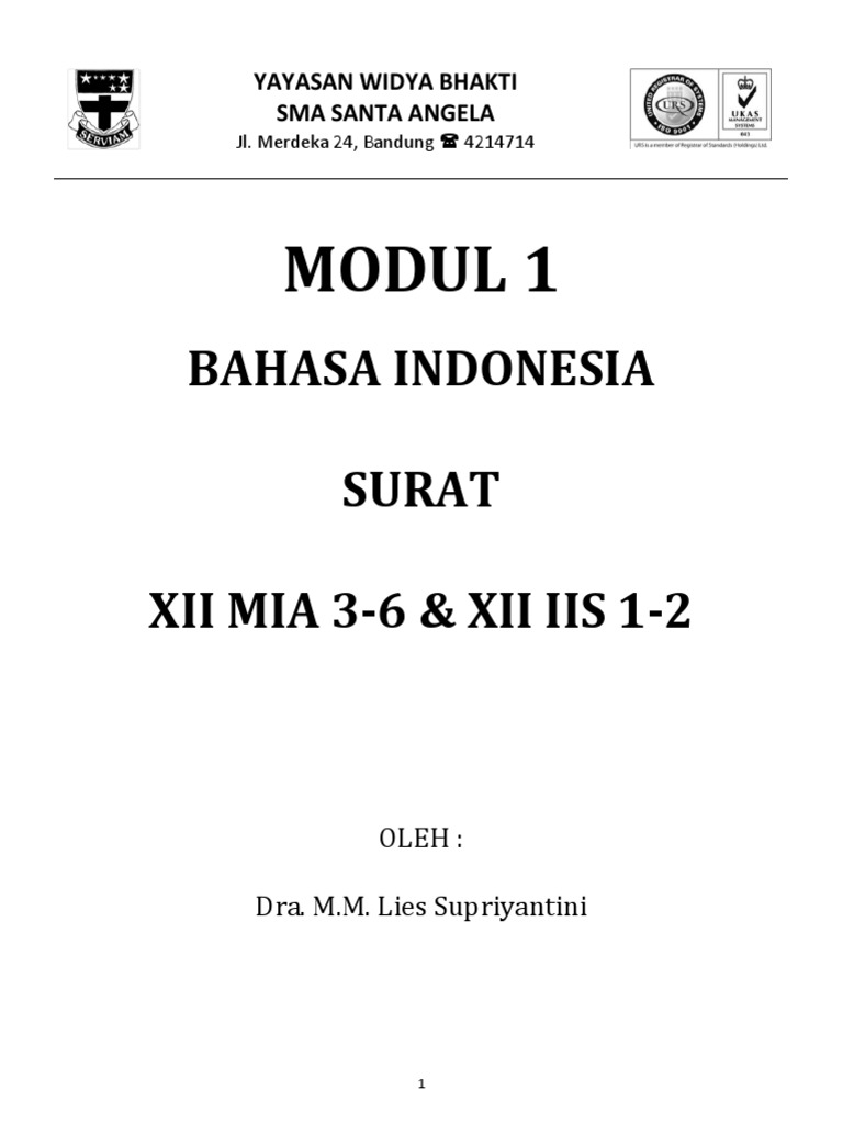 Contoh surat | PDF