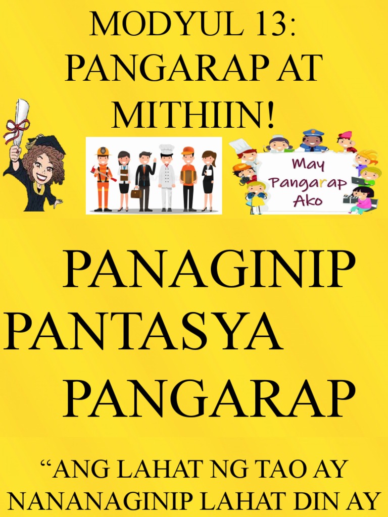 3rdquarter - M13 - Mangarap Ka | PDF