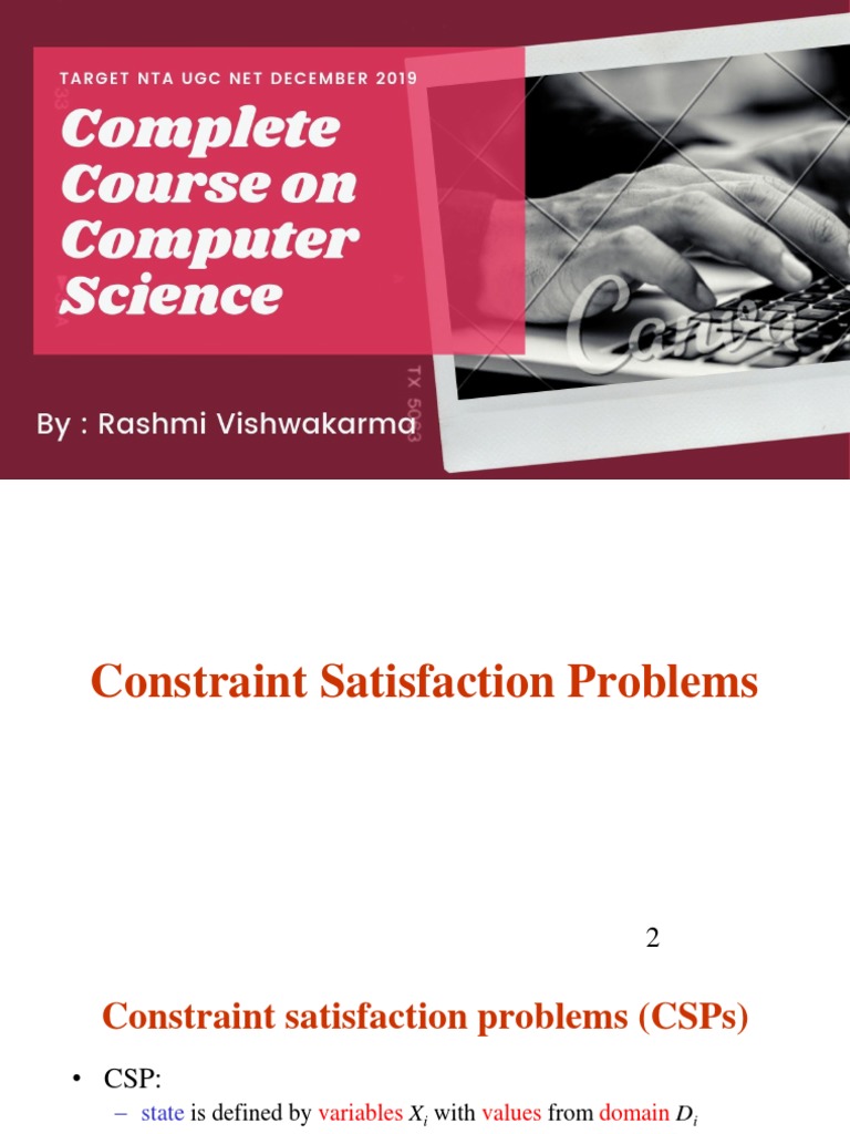 Constraint Satisfaction Problem 1683151116440 PDF | PDF Constraint Satisfaction Problem 1683151116440 PDF | PDF