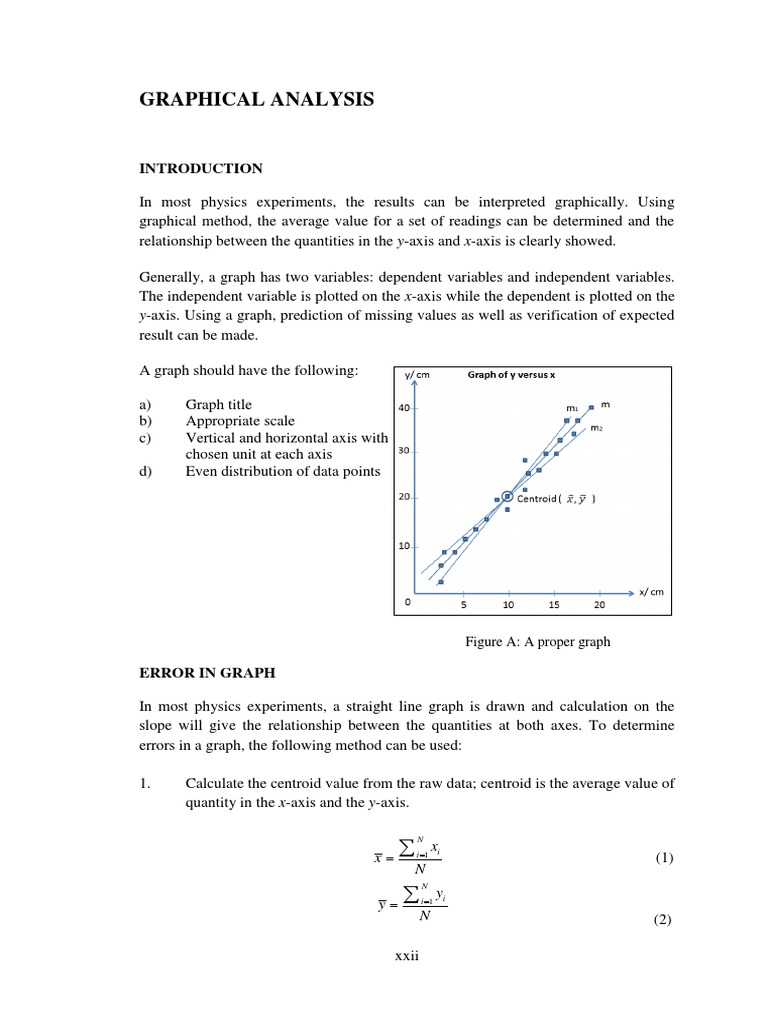 Graphical Analysis Pdf Pdf