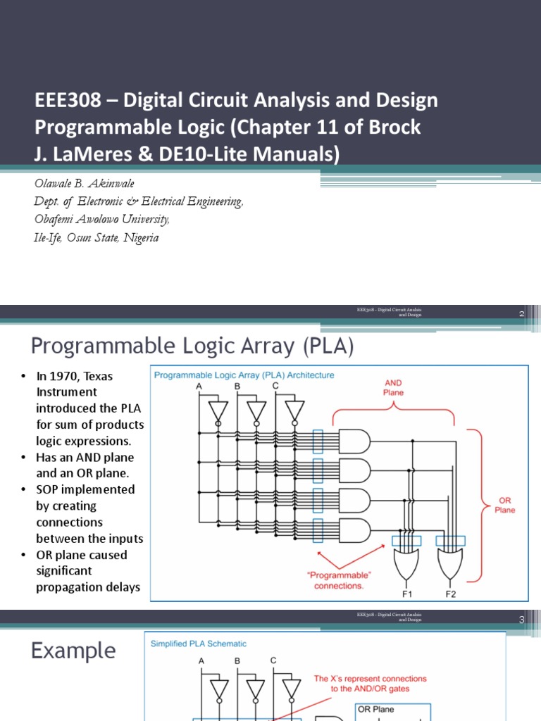 Lecture 06 - Programmable Logic | Download Free PDF | Field Programmable Gate Array | Electronic ...