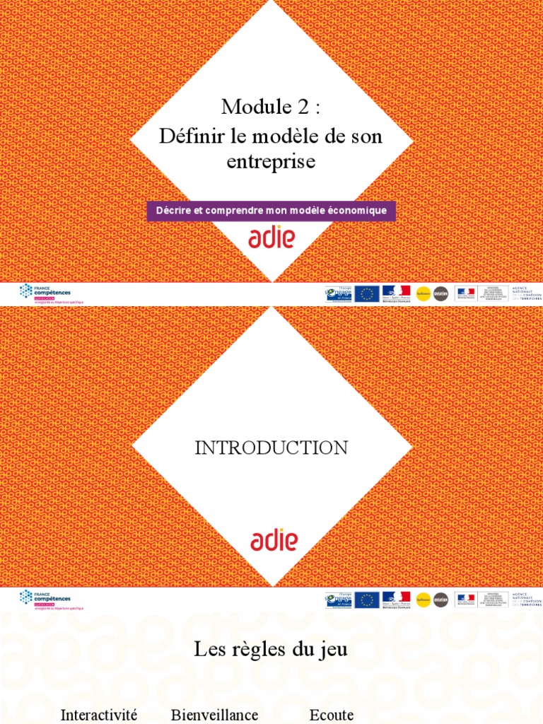 Module 2. Definir Le Modele de Son Entreprise BMC VF 27082020 | PDF
