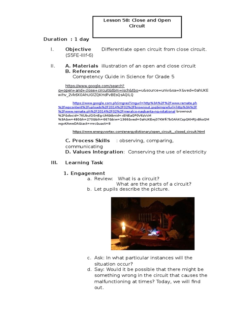 Understanding Open and Closed Circuits | PDF