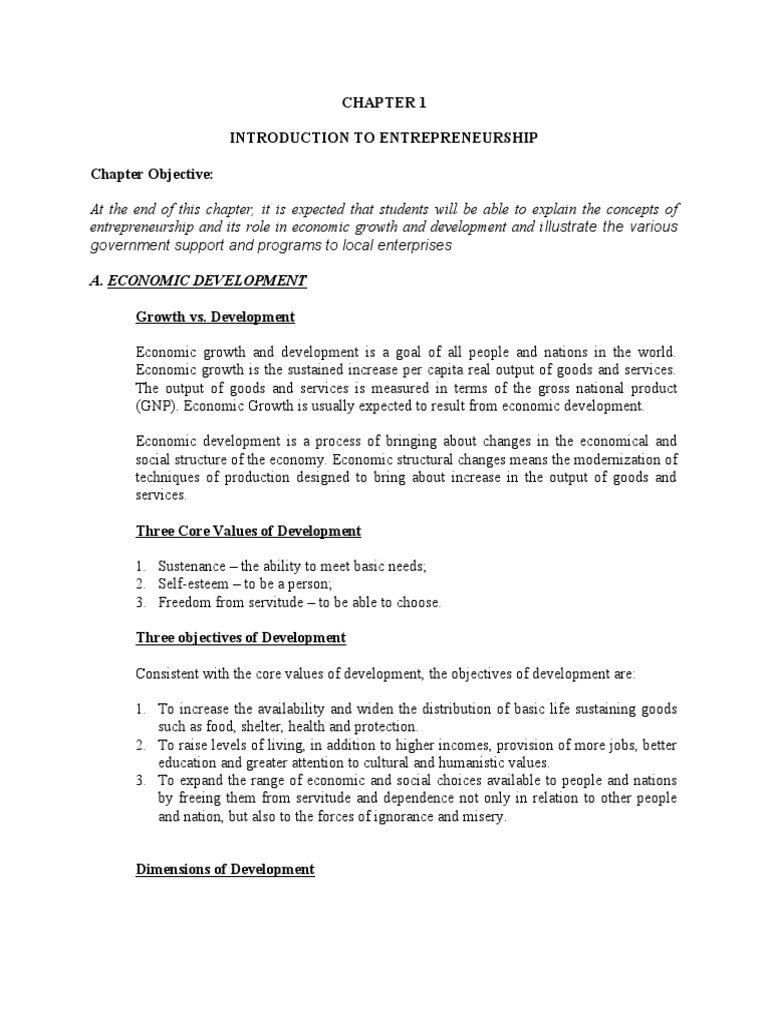 Understanding the Foundations of Economic Growth and Development | PDF