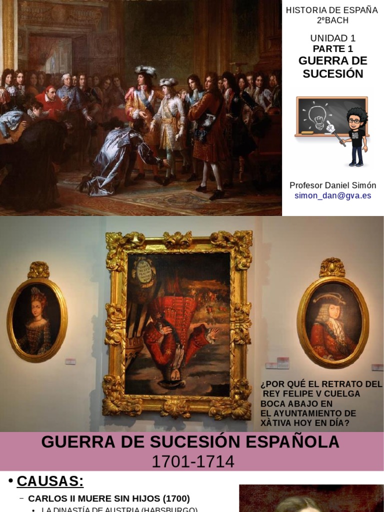 Felipe V y la Guerra de Sucesión Española | PDF