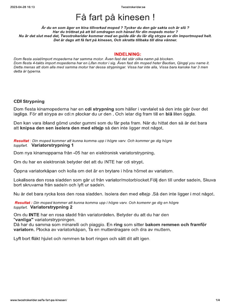 Få Fart På Kinesen PDF | PDF