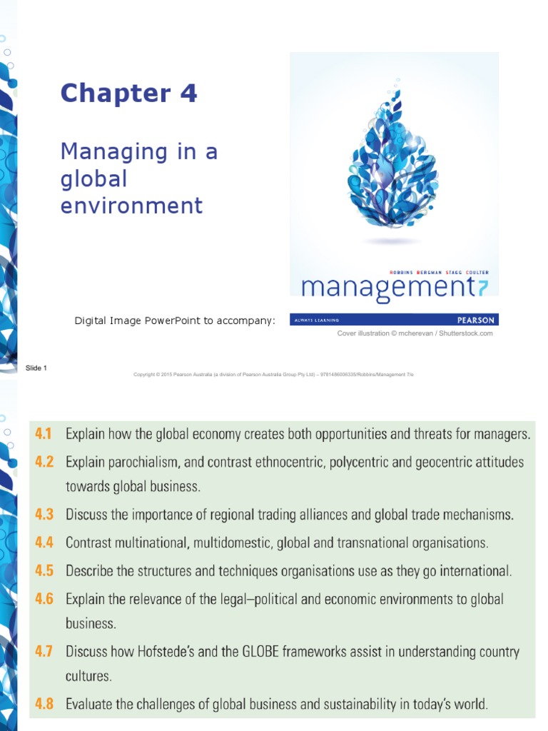 3.2. Managing in A Global Environment | PDF