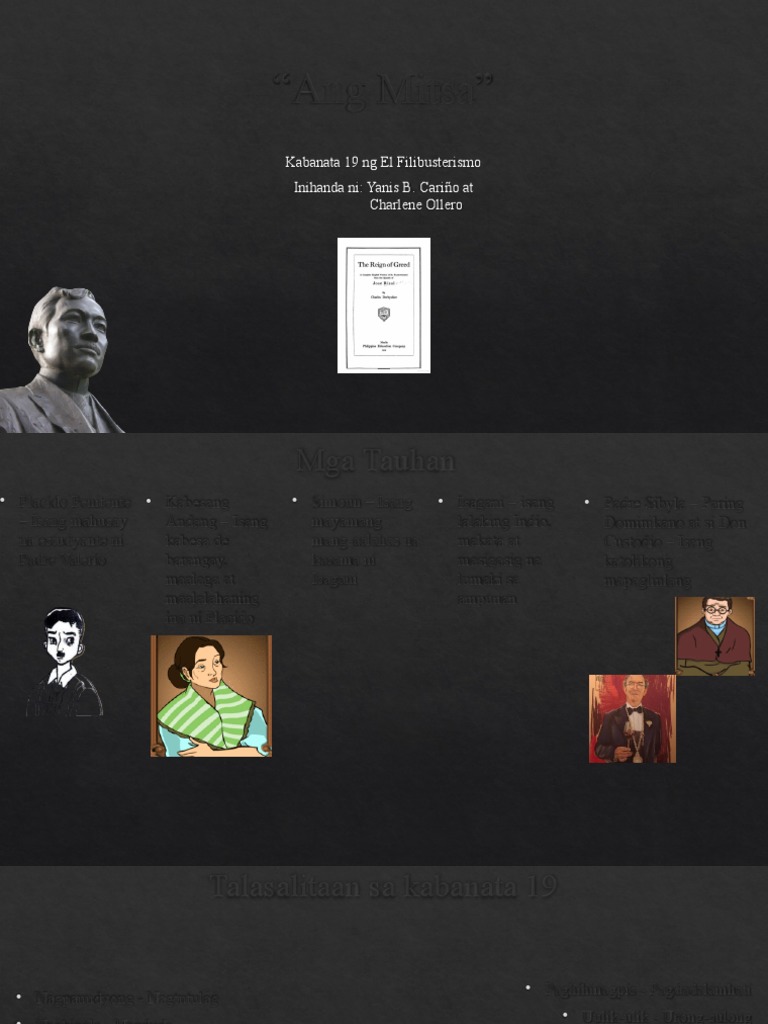 Ang Mitsa Kabanata 19 El Filibusterismo | PDF