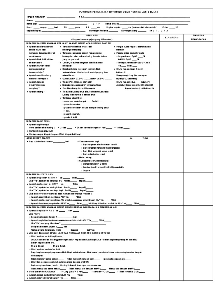 Format Bayi Muda | PDF