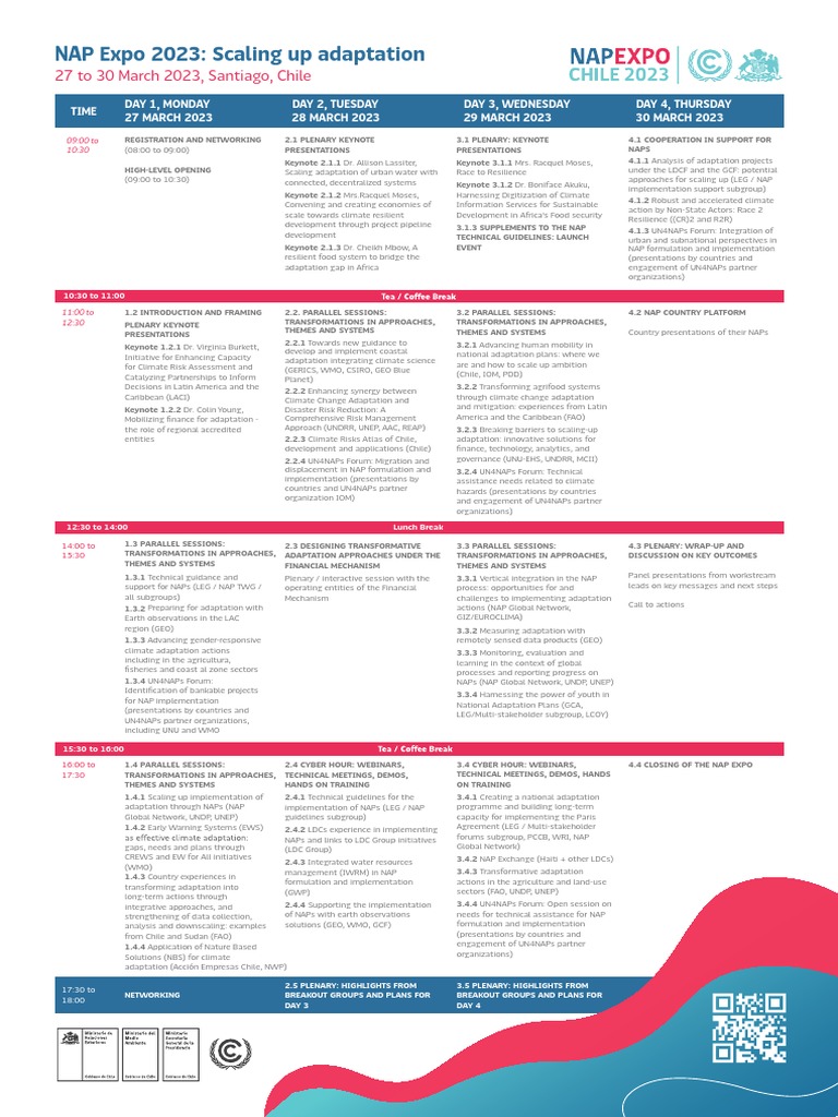 Programme - NAP Expo - ENG | PDF | Natural Environment | Economies