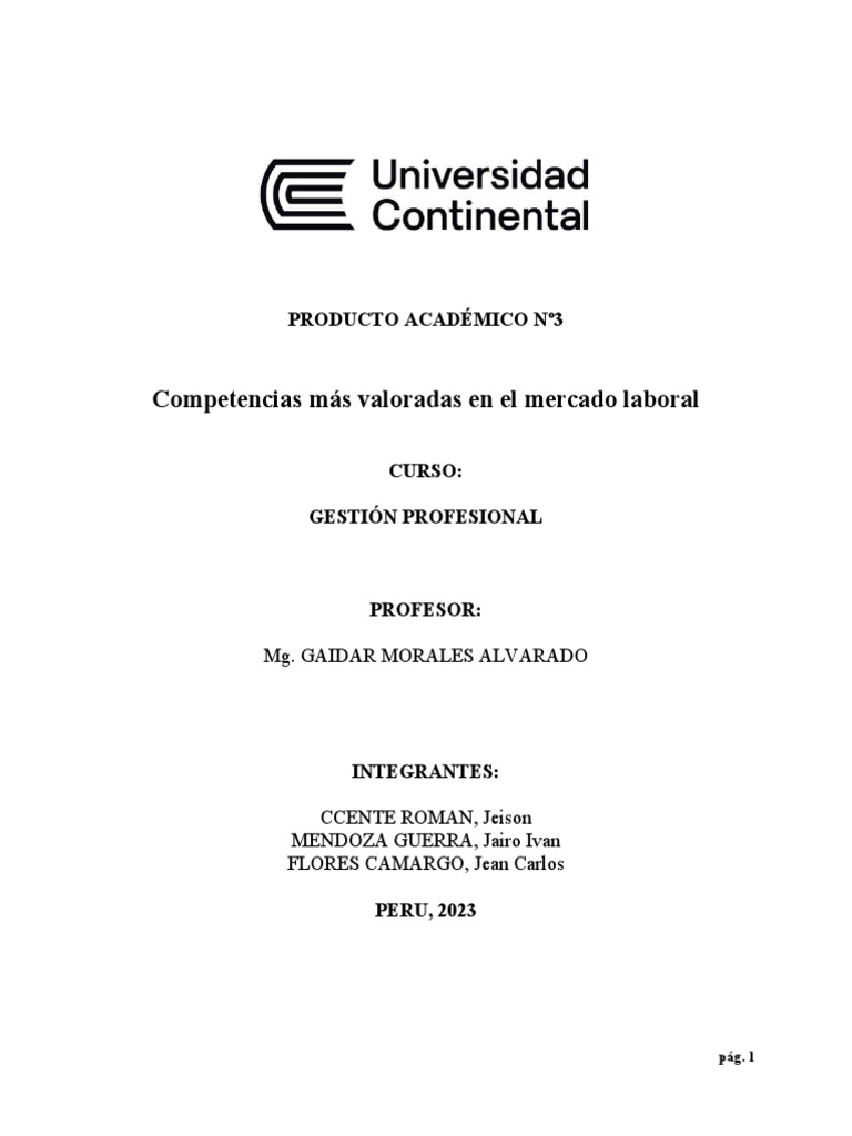 Gestion Profesional Pa3-Grupo F | PDF