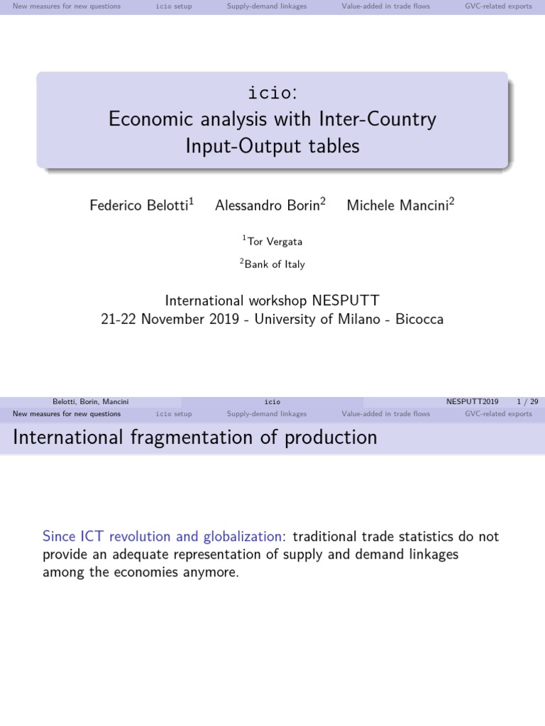 Global Trade Analysis Tools | PDF