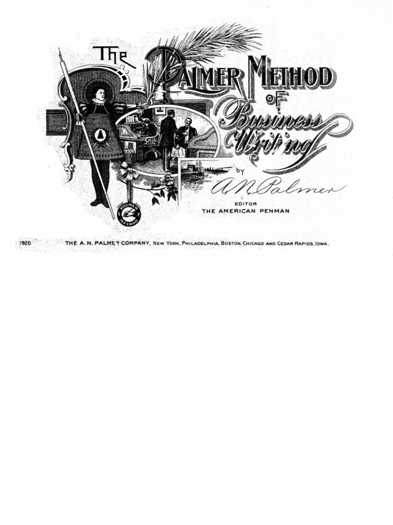 The Palmer Method of Business Writing Free PDF - Printer Friendly PDF | PDF