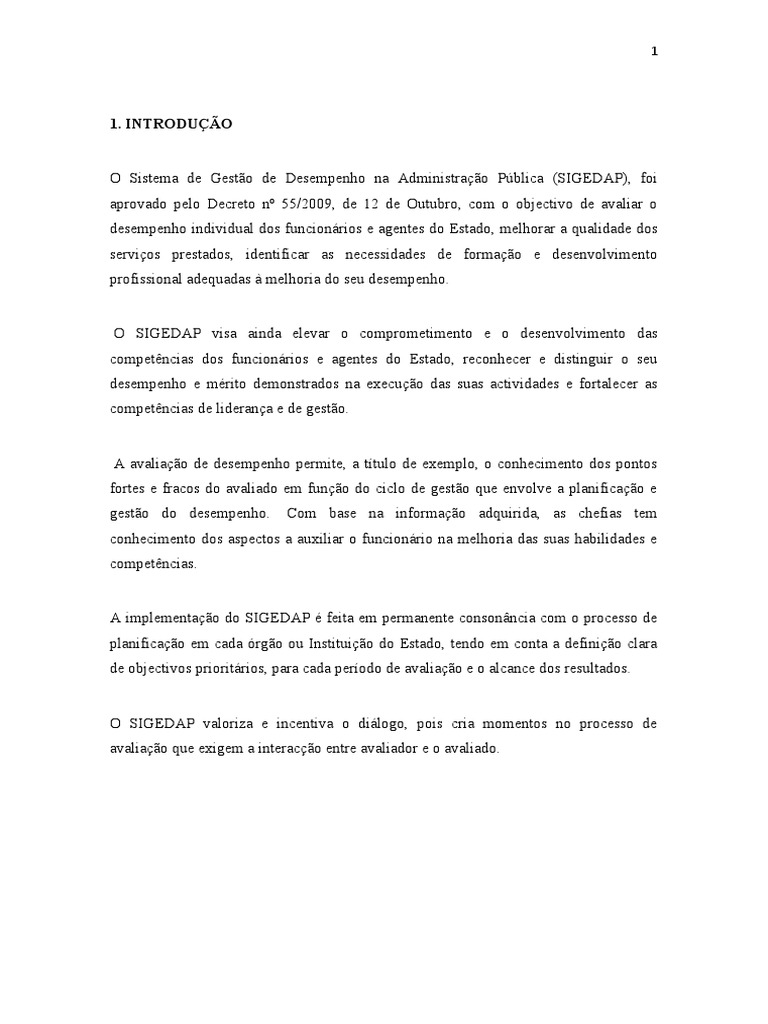 SIGEDAP - Célia Namburete | PDF