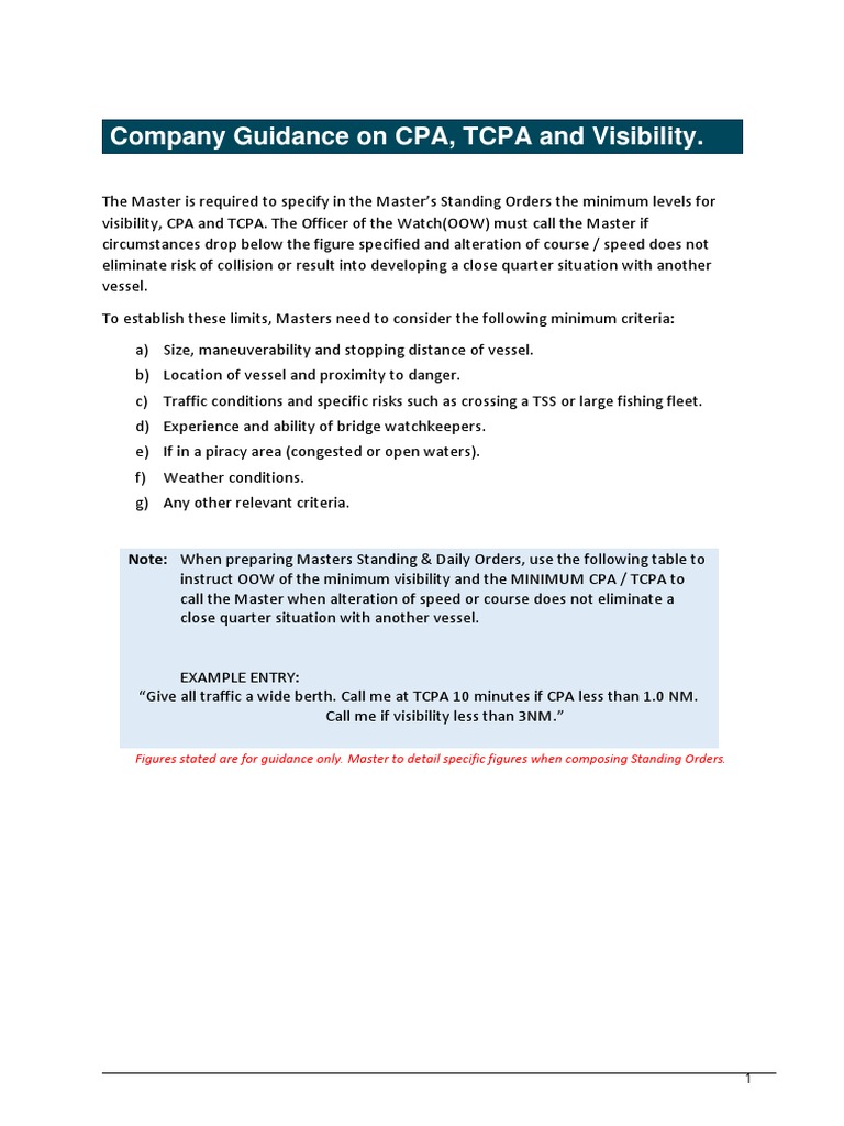 CPA and TCPA Guidelines for Masters | PDF
