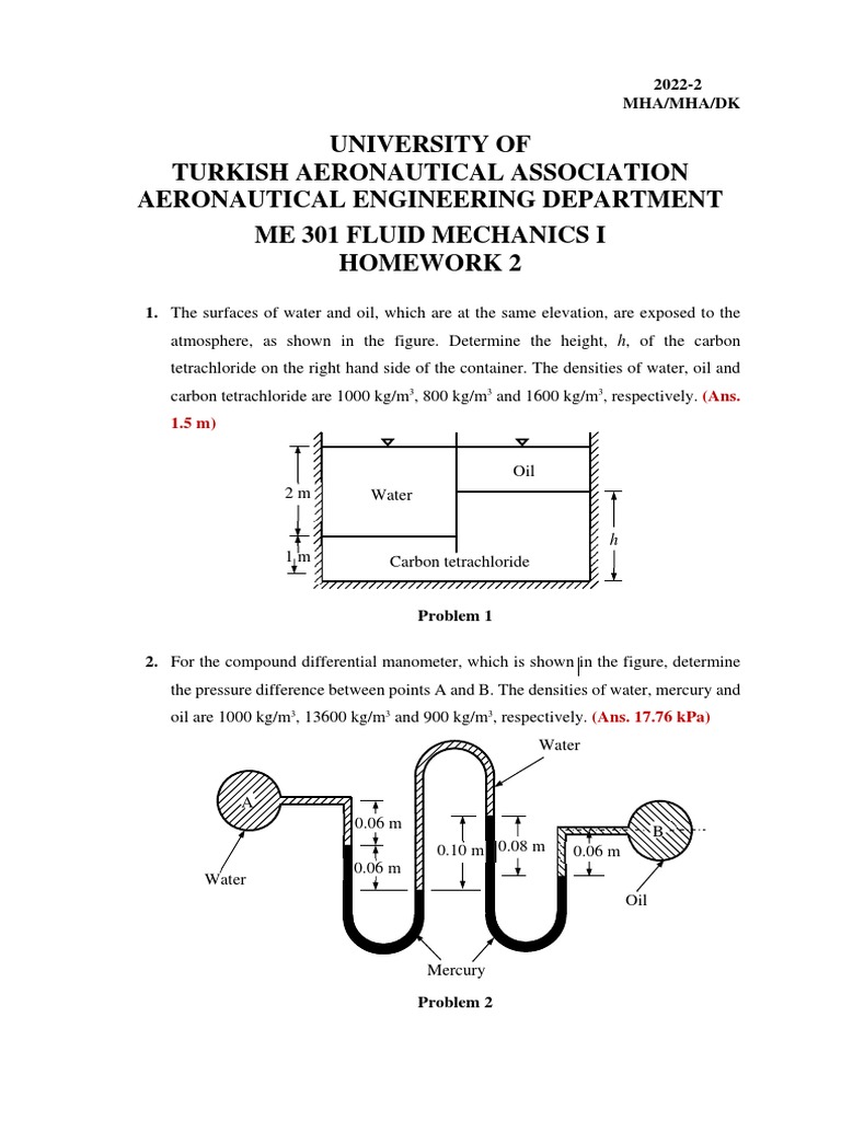 ME 301-Hw02-2022-2 | PDF