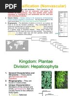 Moss Plant Structure and Observation Guide | PDF