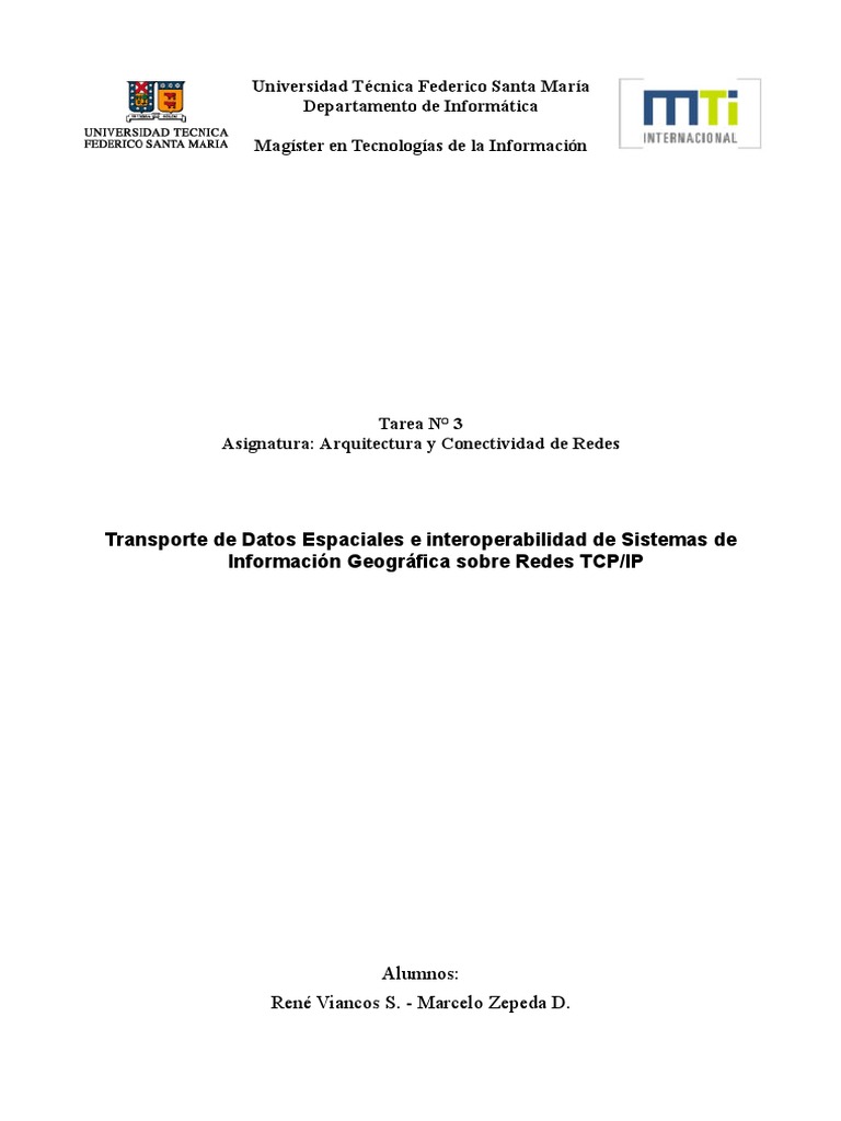 Interoperabilidad de Los SIG | PDF
