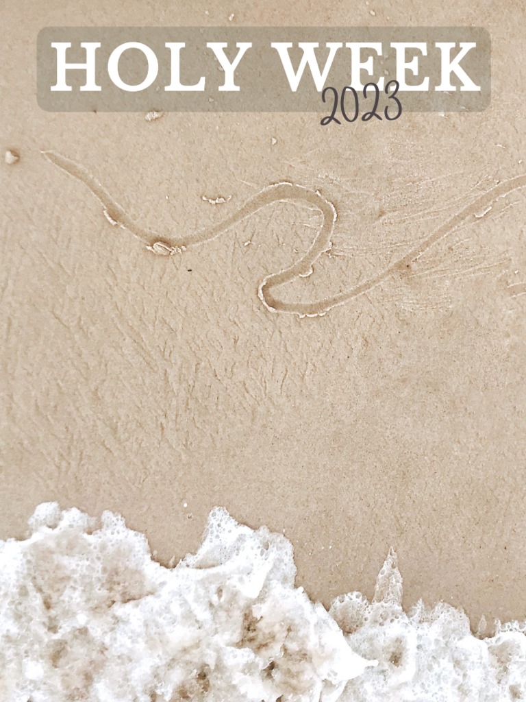 Holy Week Reflection Guide | PDF