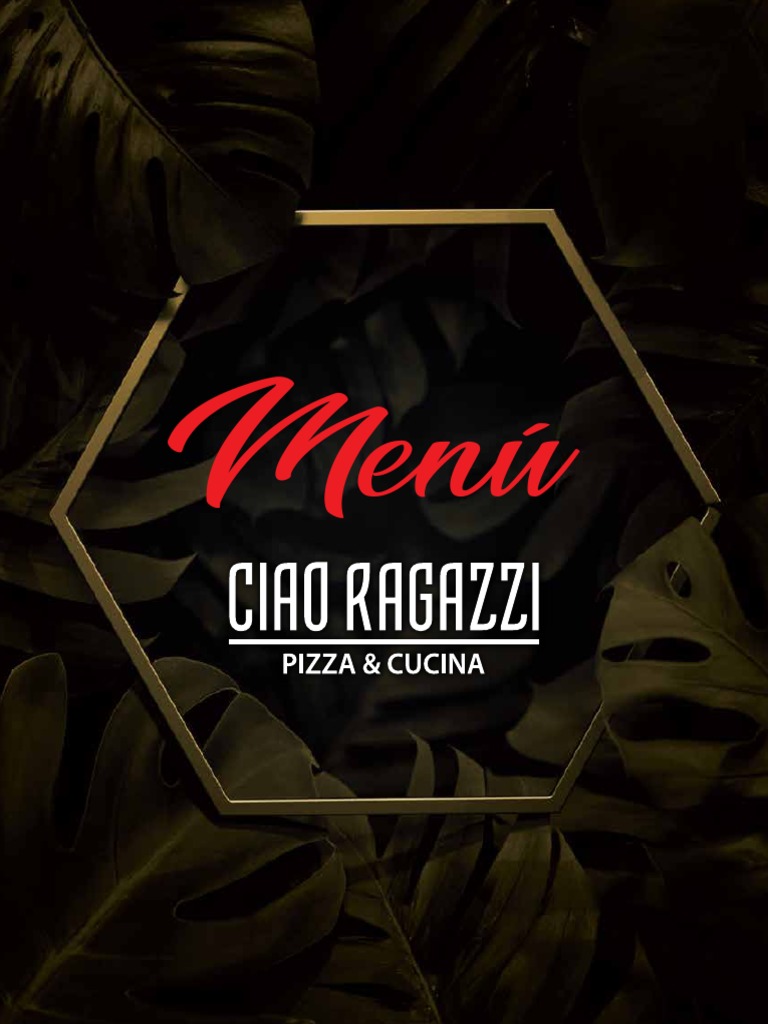 Menu Ciao Ragazzi PDF | PDF | pesto | Cocina italiana
