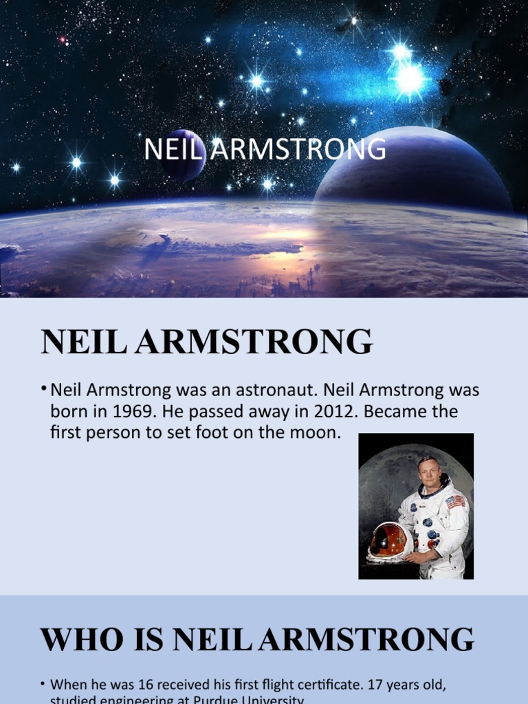 Neil Armstrong: First Moonwalker Biography | PDF