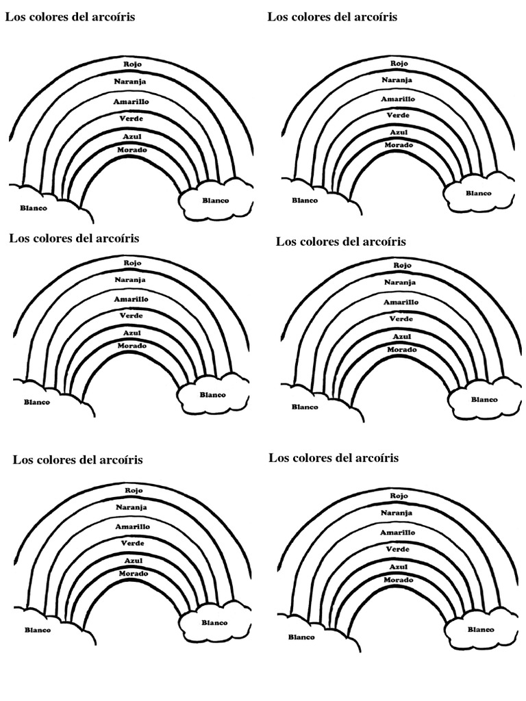 Los Colores Del Arcoíris | PDF
