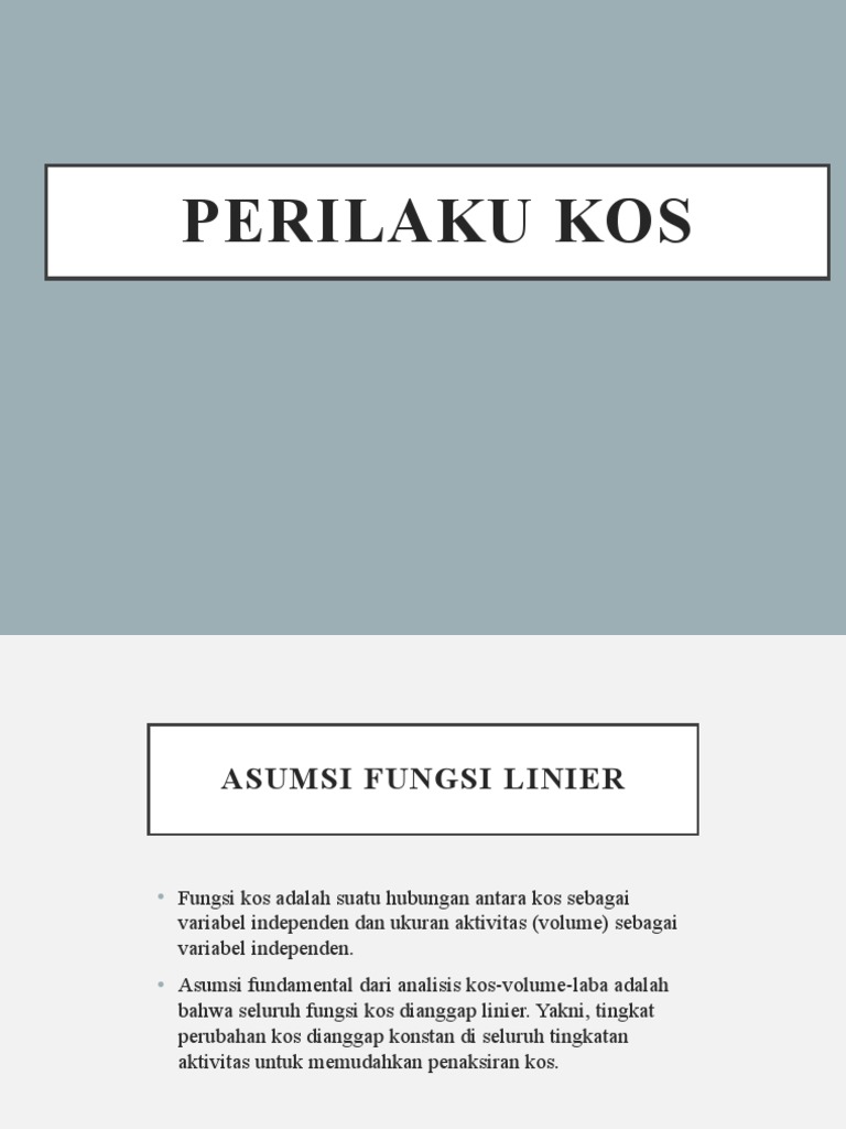 Perilaku Kos | PDF | Komputer