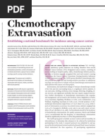 Extravasation Hazard Table | PDF | Chemotherapy | Medical Specialties