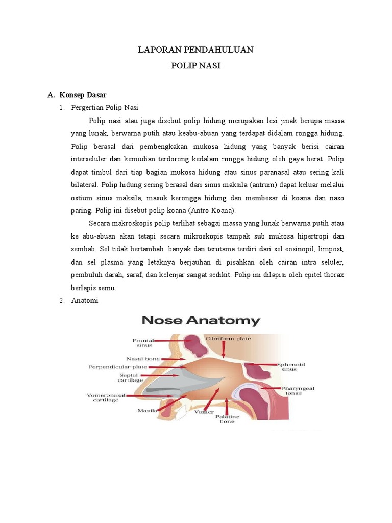 Pengertian dan Penanganan Polip Nasi | PDF | Sains & Matematika