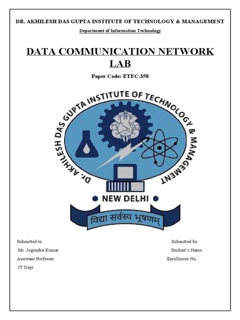 DCN Lab File | Download Free PDF | Network Topology | Computer Network