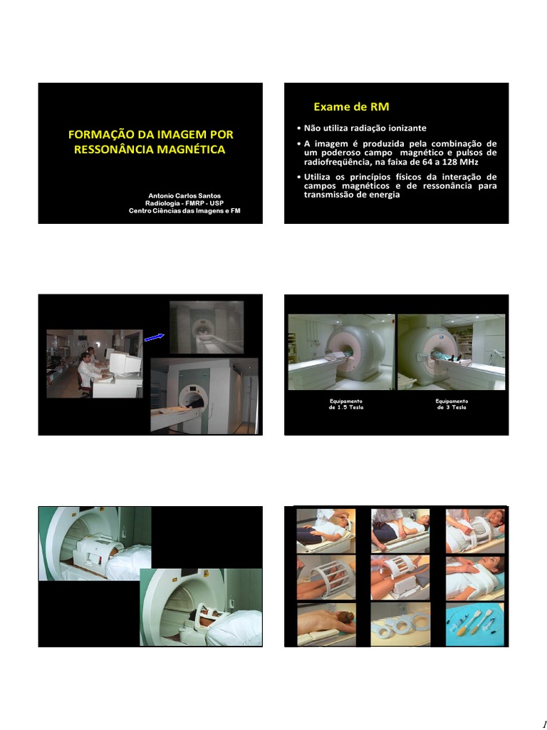 Aula Slides de Formacao Da Imagem em RM PDF | PDF