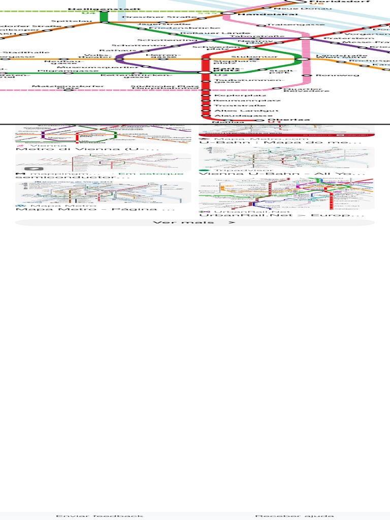 Vienna Metro Map with Major Stations | PDF