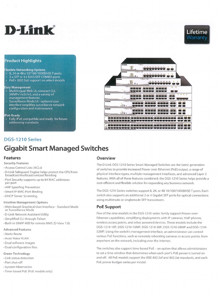 DGS-1210 Series PDF | PDF