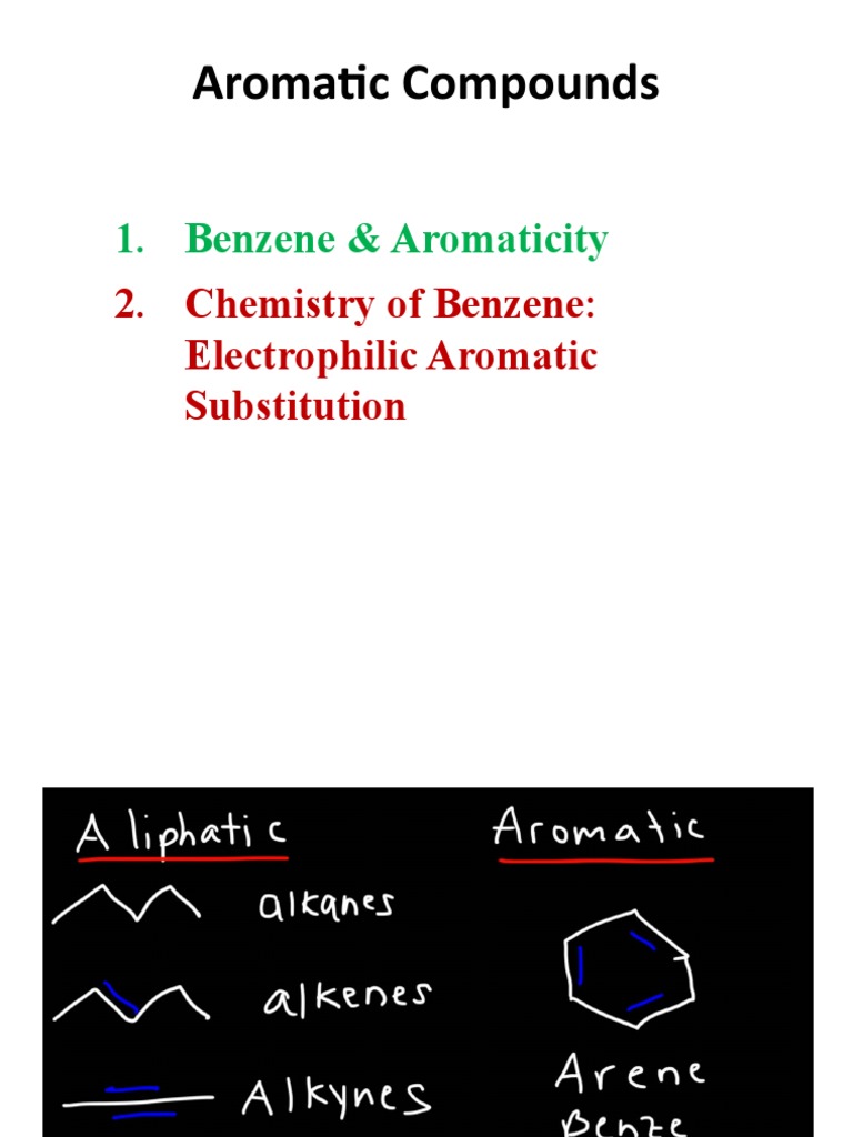 Aromatic compounds.pptx | PDF