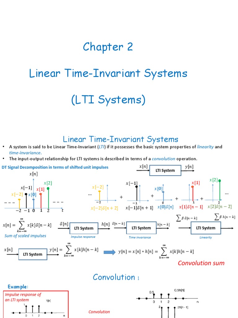 2 Linear Time Invariant Systems Pdf