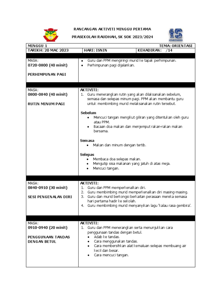 1 Isnin (20 Mac 2023) | PDF