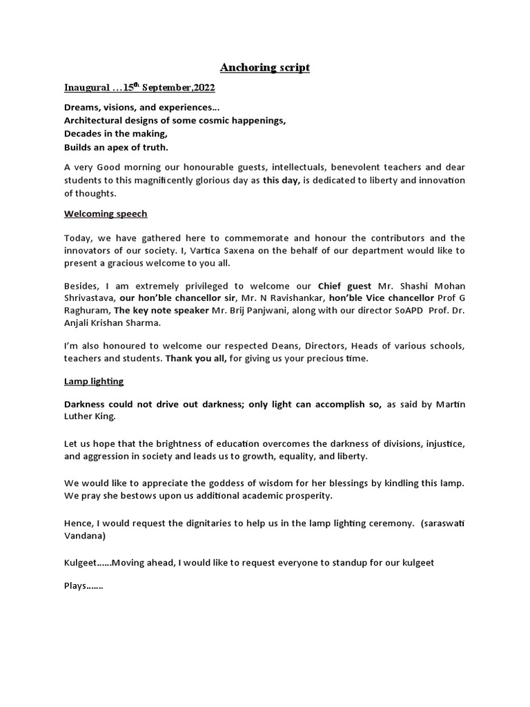 Anchoring script final.docx | PDF