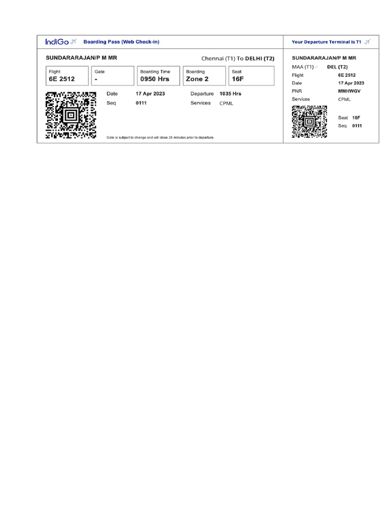 Boardingpass Pdf Pdf