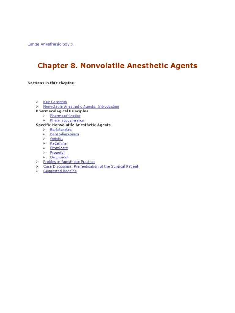 Lange Anesthesiology | PDF | Anesthesia | Benzodiazepine