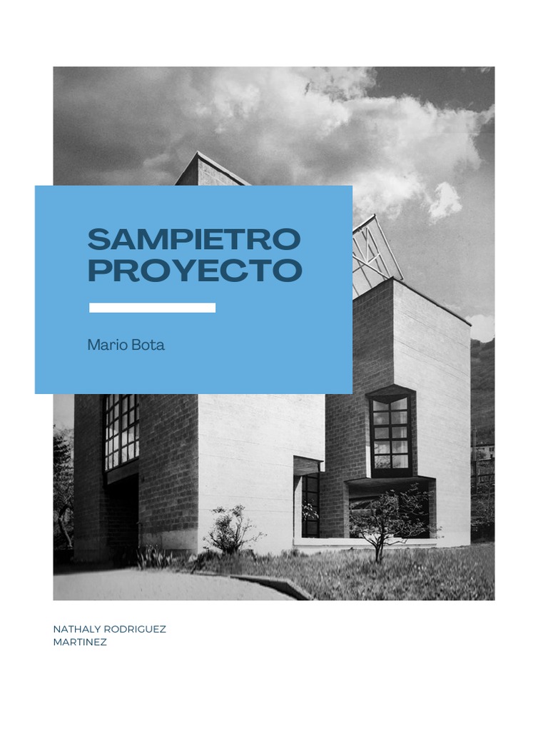 Casa Sampietro: Diseño de Mario Botta | PDF