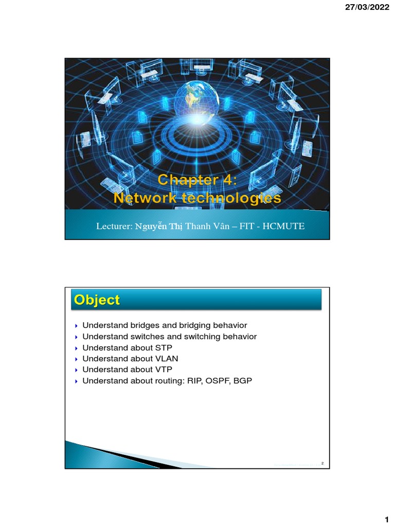 Chapter 4.1 NET Techs - Switching - VLAN-STP-Routing | PDF | Network ...