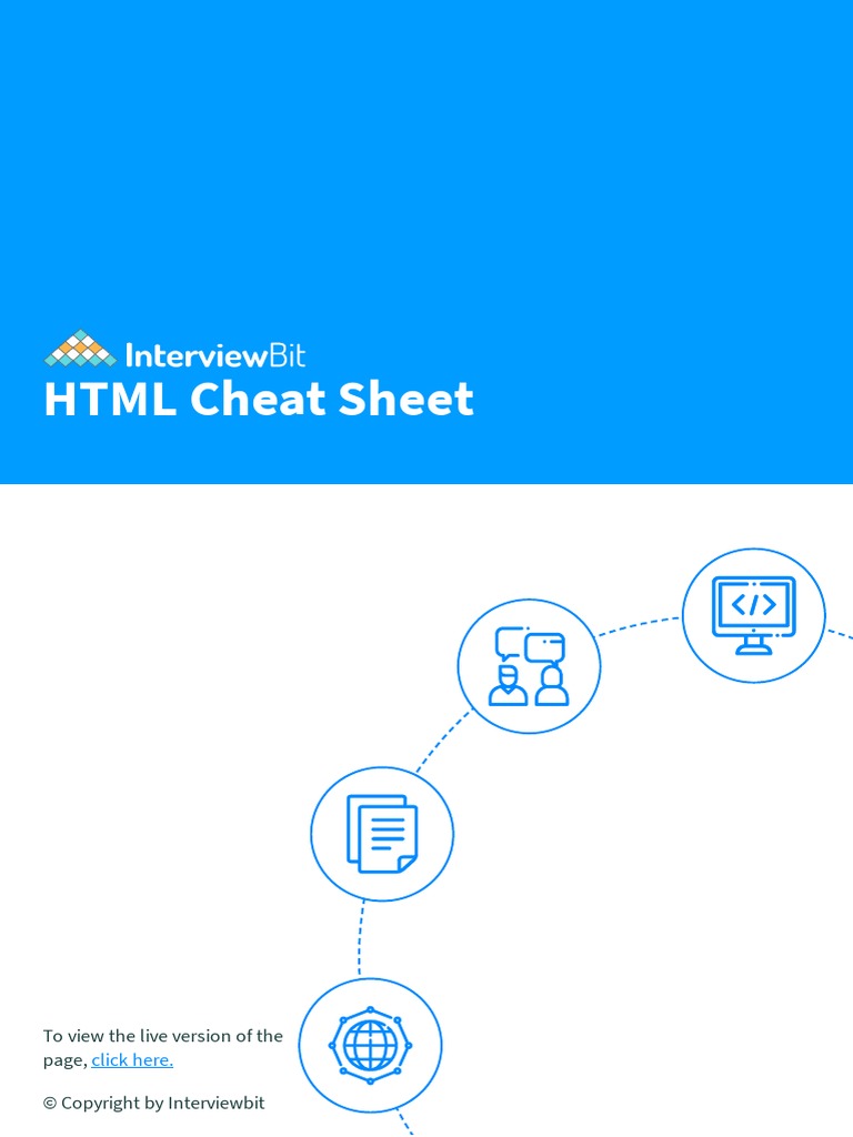 HTML Cheat Sheet | PDF | Html | Html Element HTML Cheat Sheet | PDF | Html | Html Element