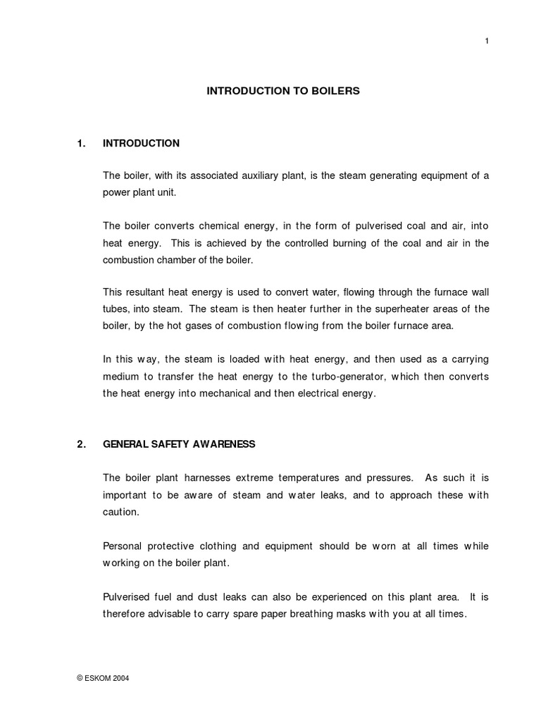 Introduction To Boilers | PDF | Boiler | Steam