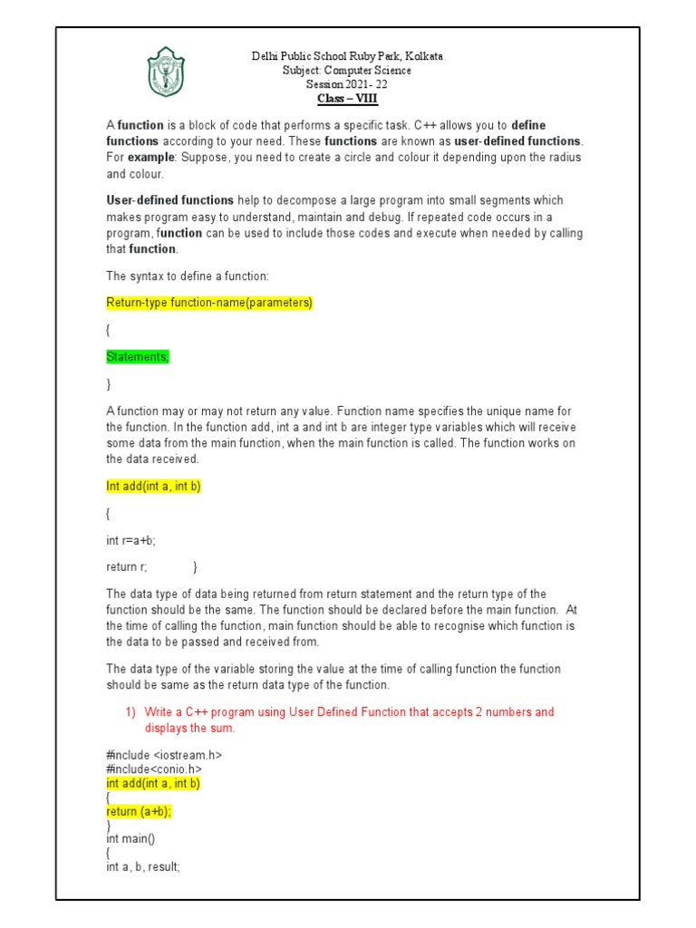 Chapter 8 PDF | PDF | Computer Program | Programming