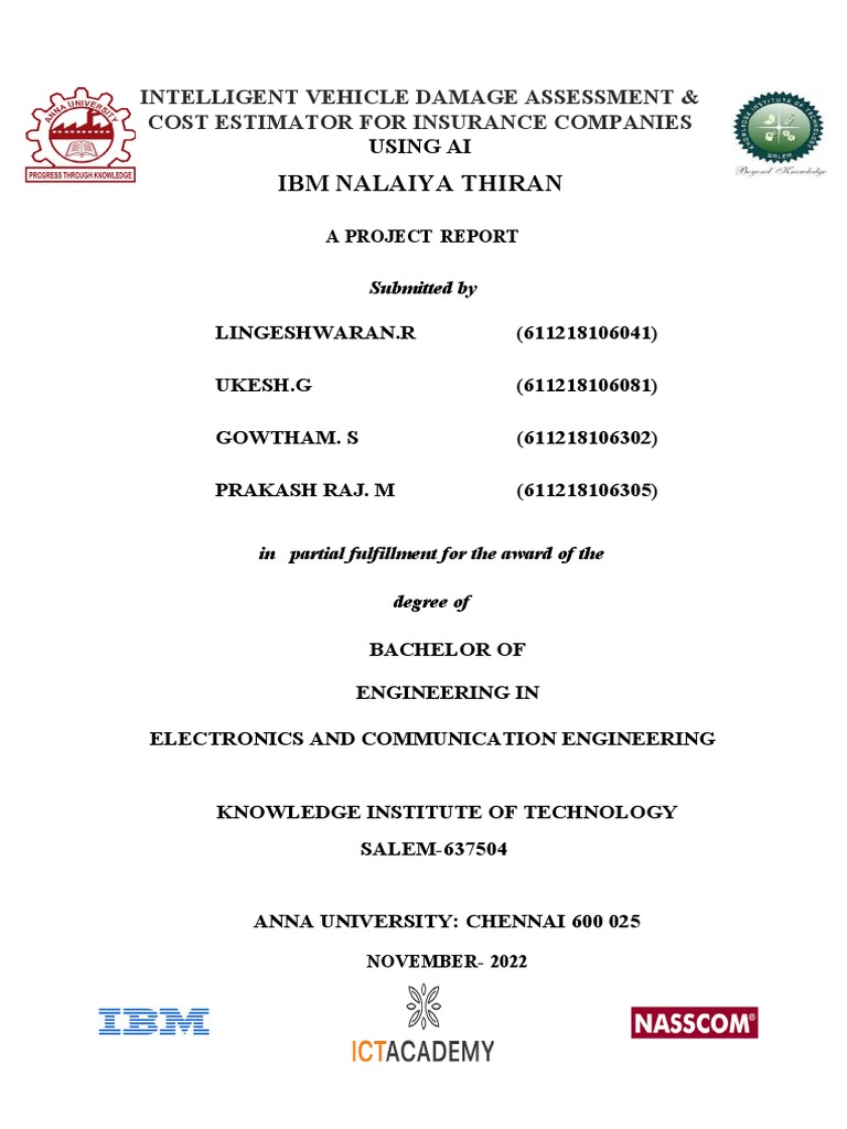 MODEL - Project - Report (AutoRecovered) | PDF | Artificial ...
