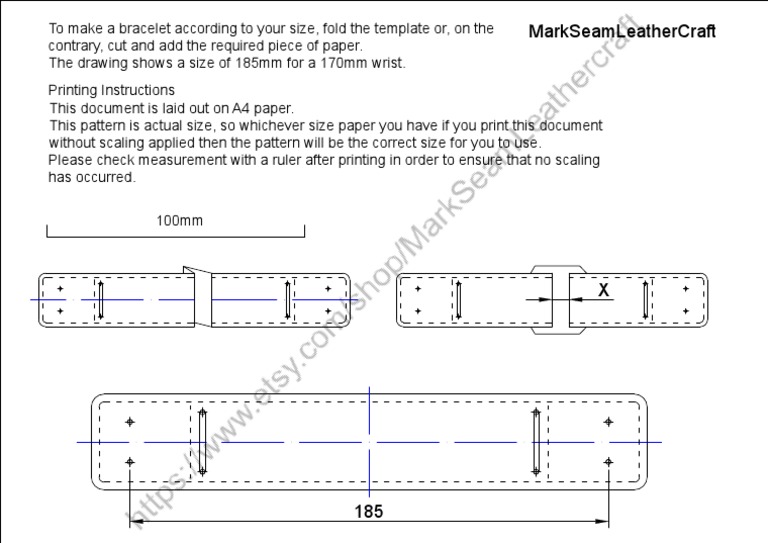 braded bracelet template | PDF