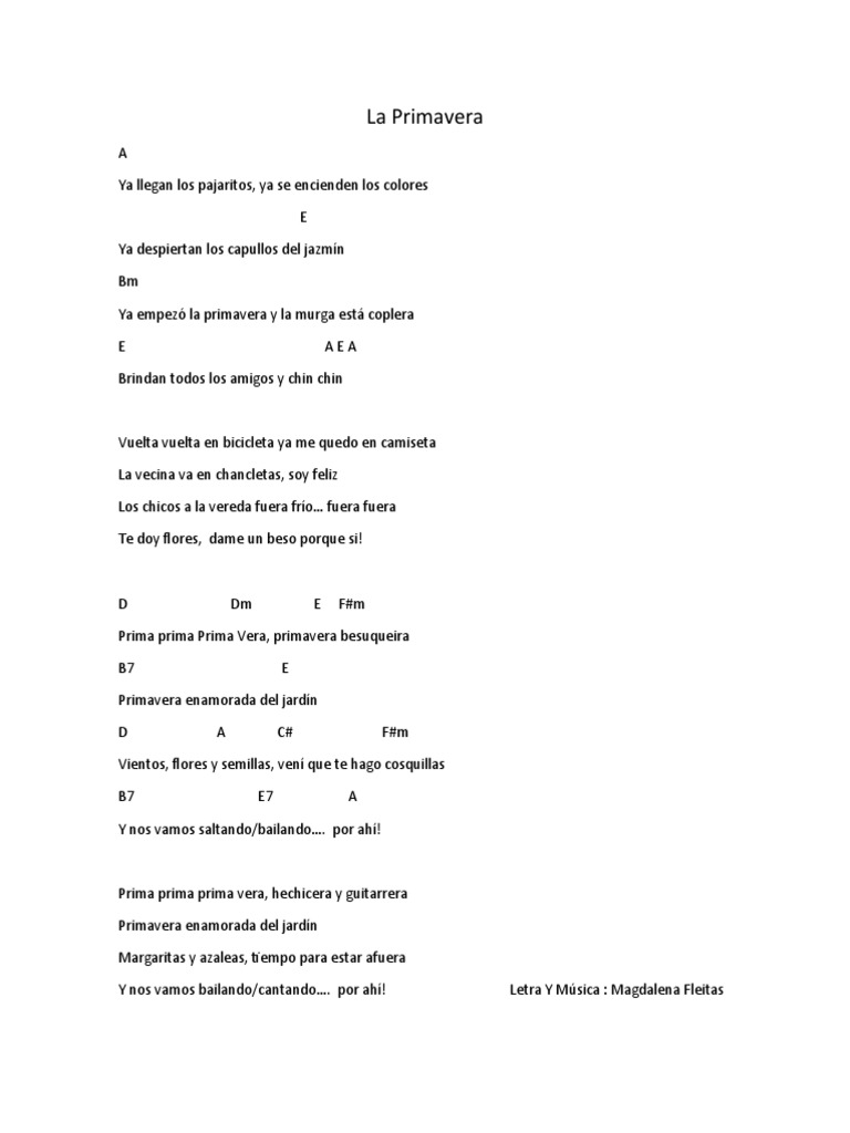 La Primavera | PDF