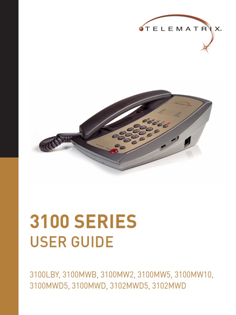 Telematrix 3100 | PDF | Telephone | Electromagnetic Interference