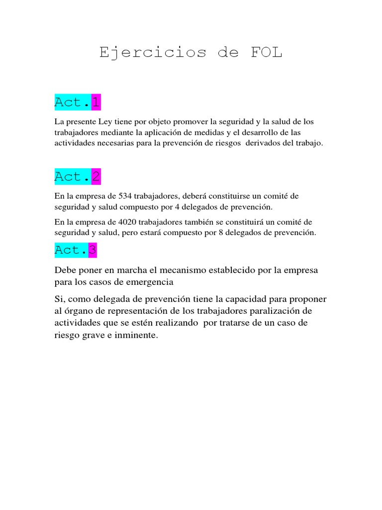 Ejercicios de FOL PDF | PDF